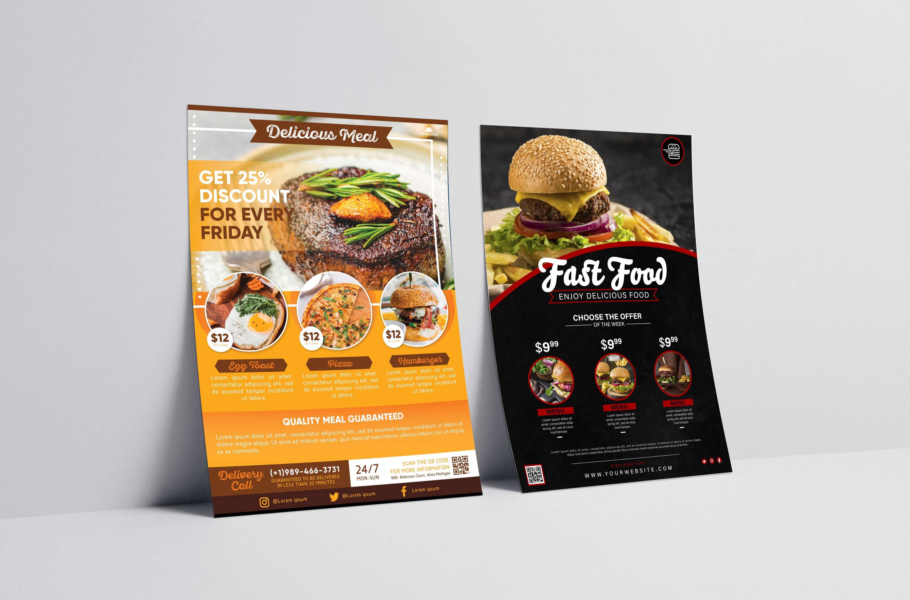 Professional, Clean Brochure Postcard And Flyer | Legiit