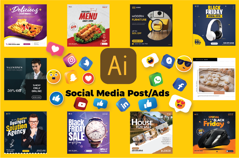 Professional Thumbnail Social Media Post Design | Legiit