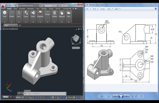AutoCAD Orthographic Projection | Legiit