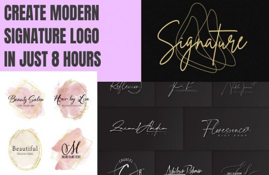 Design A Modern Signature Logo For Business | Legiit