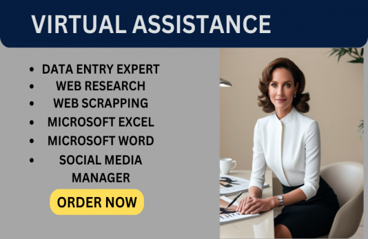 Virtual Assistant,Data Entry &Social Media Manager | Legiit