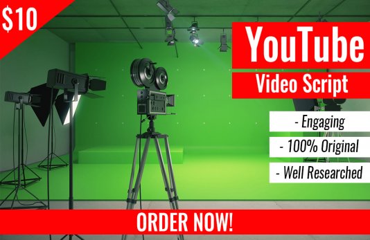 Highly Effective YouTube Script Writing | Legiit