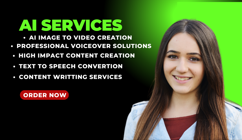 AI Image-to-Video, AI Audio, & Content Writing | Legiit