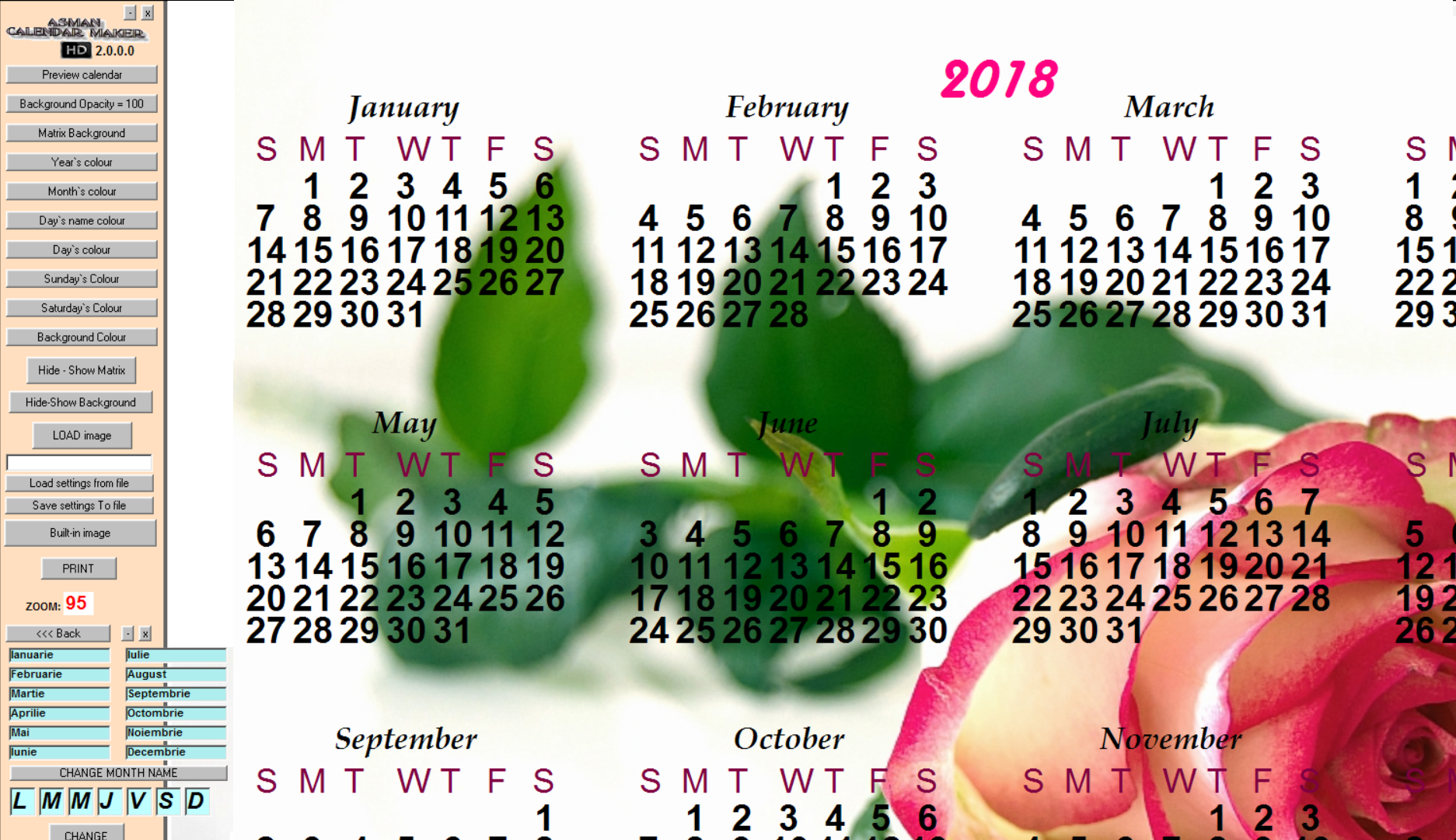 I Will Send You A Copy Of My Calendar Maker Windows Software | Legiit