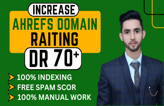 Boost Your Website Authority Increase DR Up To 70+ | Legiit
