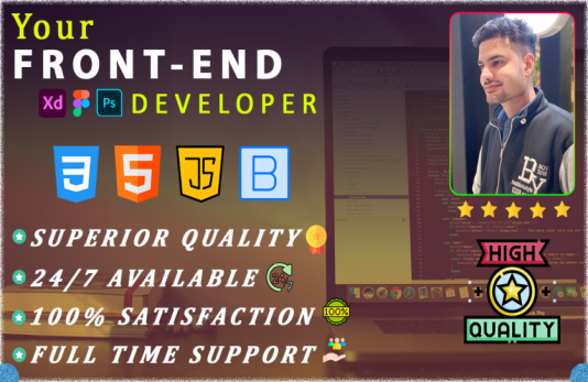 Your Front End Web Developer | Legiit