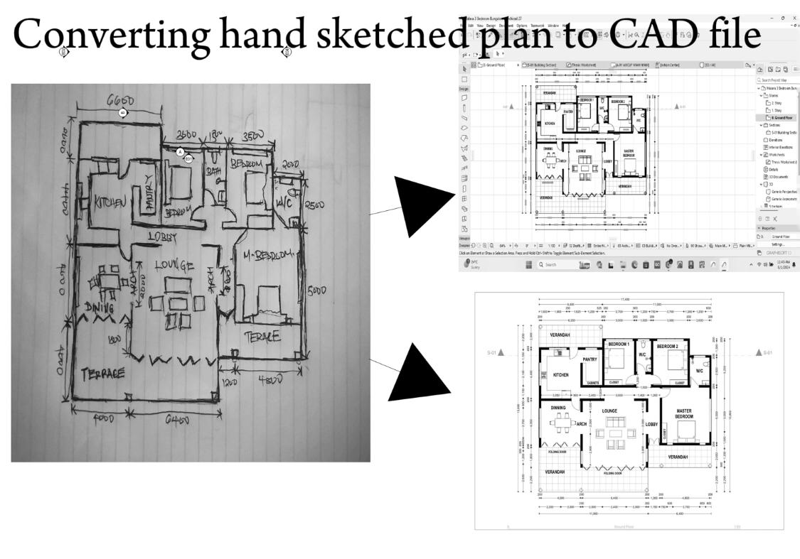2d Floor Plan, Section And Elevations | Legiit