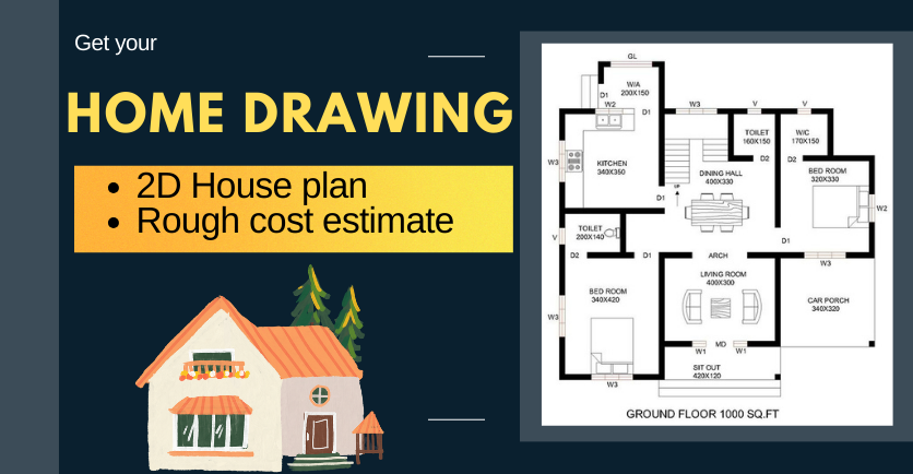 Expert AutoCAD 2d And 3D Design Of House Plans | Legiit