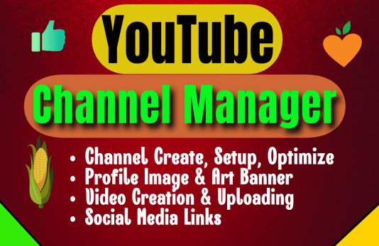 Create And Manage Your Youtube Channel | Legiit