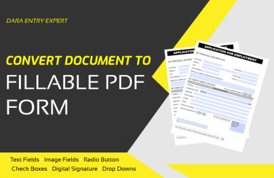 Professional Fillable PDF Form Creation And Design | Legiit