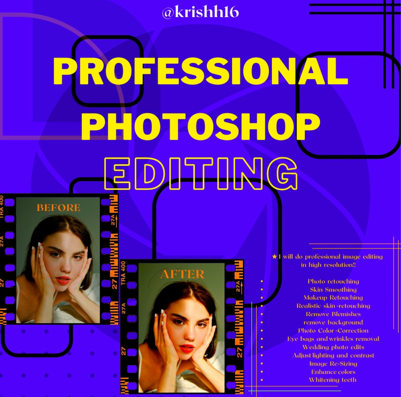 Professional Photoshop Editing In High Resolution | Legiit