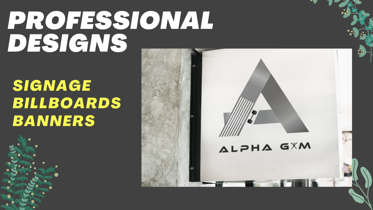 Design Signage Billboard Social Media Banner | Legiit