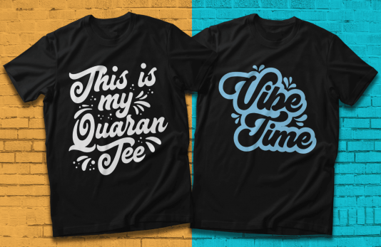Trendy Typography T-shirt Design & Graphic T-shirt | Legiit