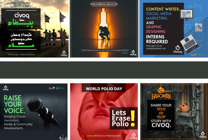 Design 50 Creative Social Media Posts | Legiit