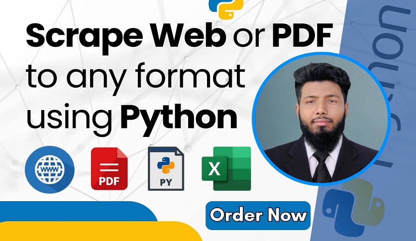 Python Web Scraping | PDF Scraping | Data Extraction | Data Mining
