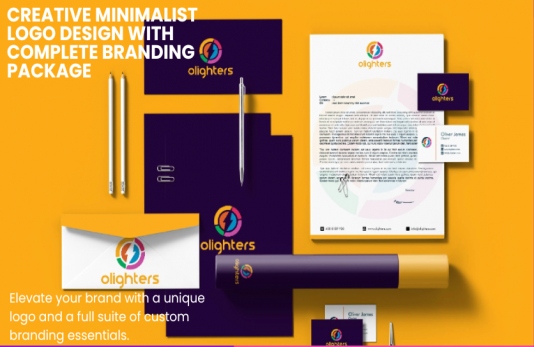Minimalist Logo Design With Full Branding Package | Legiit