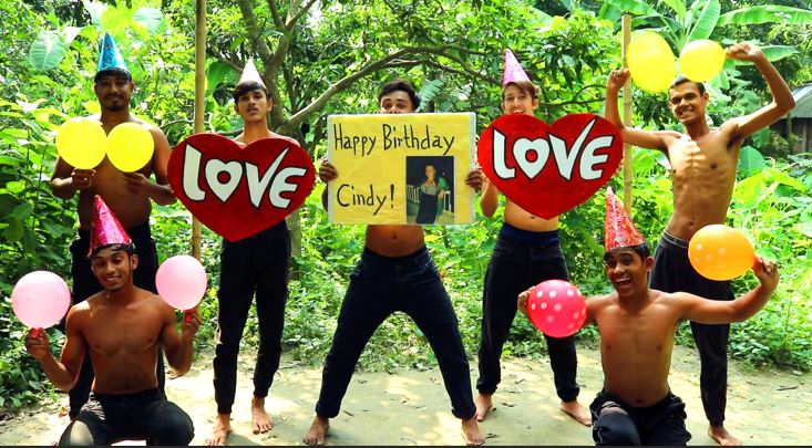 Make a birthday video editing for you