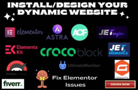 Custom Website Using Crocoblock & Elementor Pro | Legiit