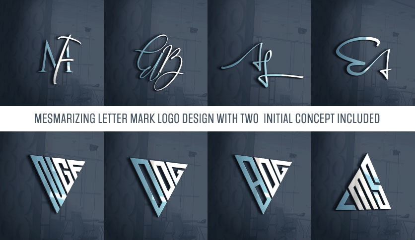 Do Some Mesmerizing Letter-mark Logo Design . | Legiit