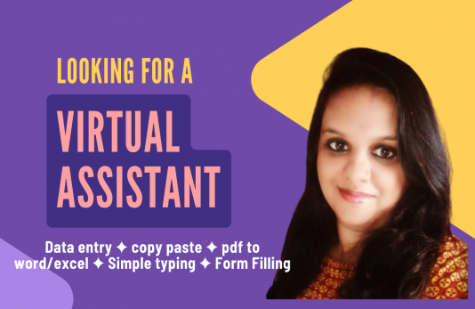 Virtual Assistant And Data Entry. | Legiit
