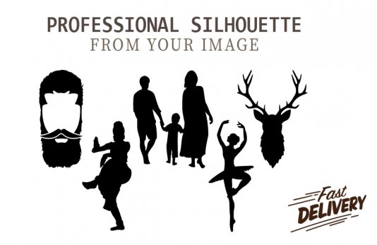 Create Vector Silhouette Art Of Any Object | Legiit