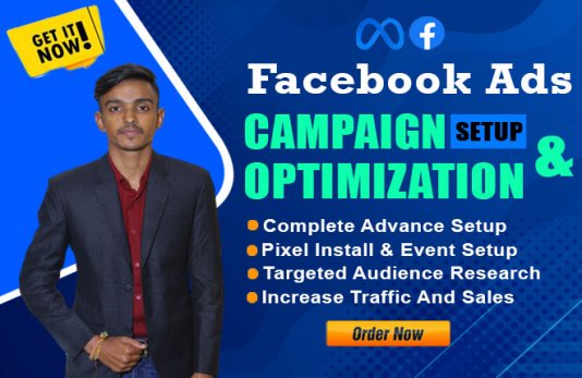 Setup Facebook Ads Campaign, Fb Advertising | Legiit