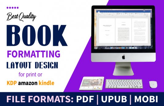 Book Formatting & Layout Design For Print Or Ebook | Legiit