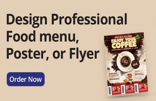 Design Professional Food Menu, Poster, Or Flyer | Legiit