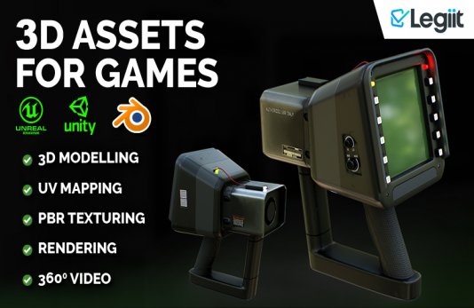 3D Product / 3D Game Asset Modeling | Legiit