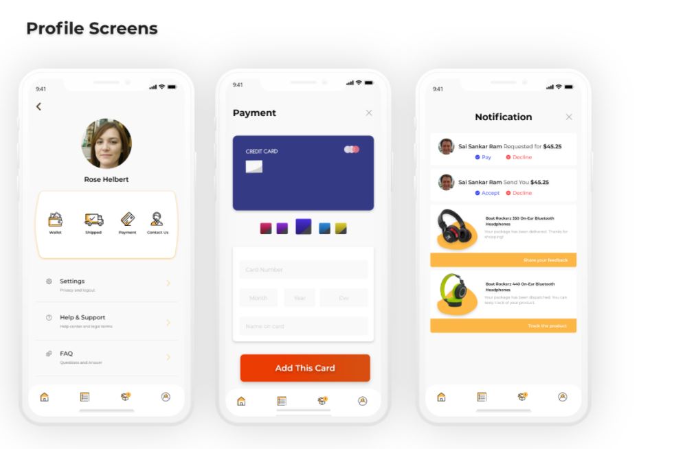 Flutter UI Ecommerce Template For Both Android And Ios More 33 Screens | Legiit