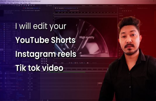 Instagram Reels And YouTube Shorts Video Editor | Legiit