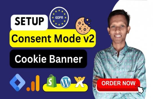 Setup Gdpr, Google Consent Mode V2, Cookie Banner | Legiit