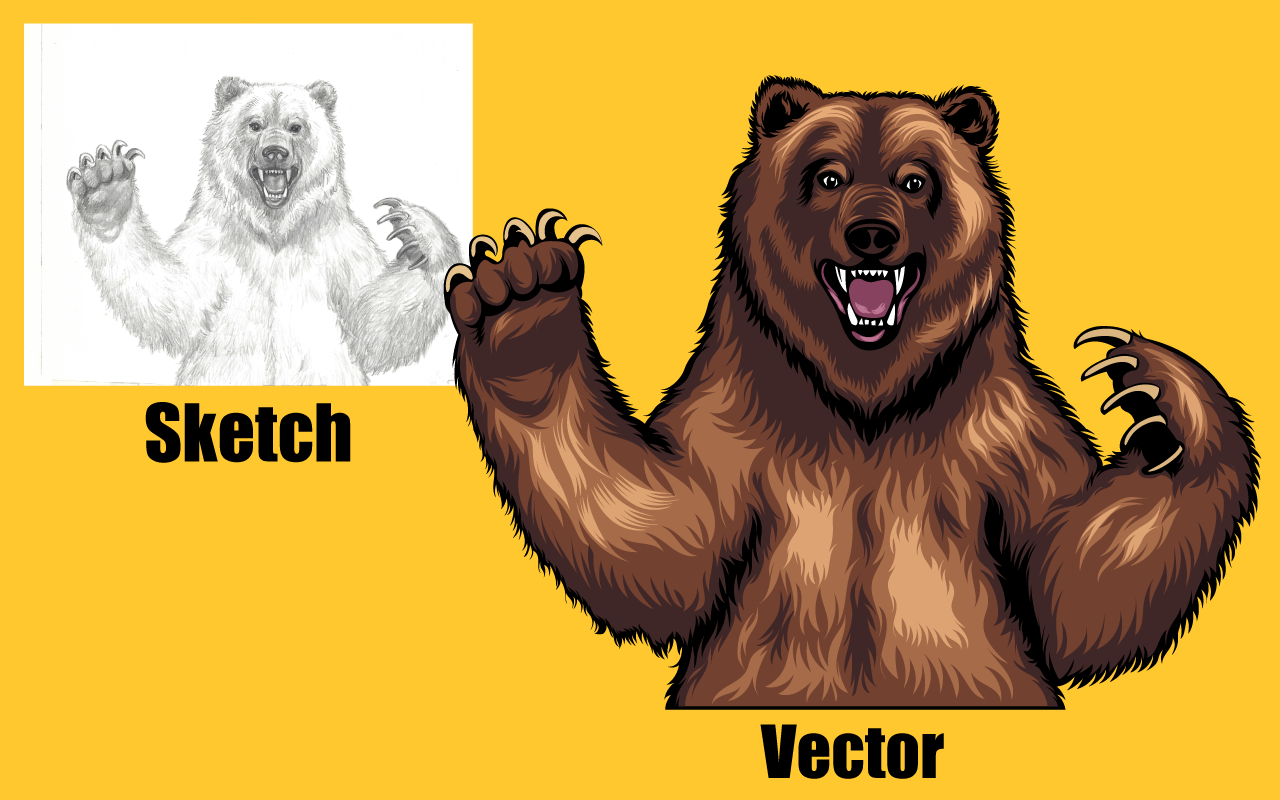 Convert Your Hand Drawing, Sketch Into Vector Art | Legiit