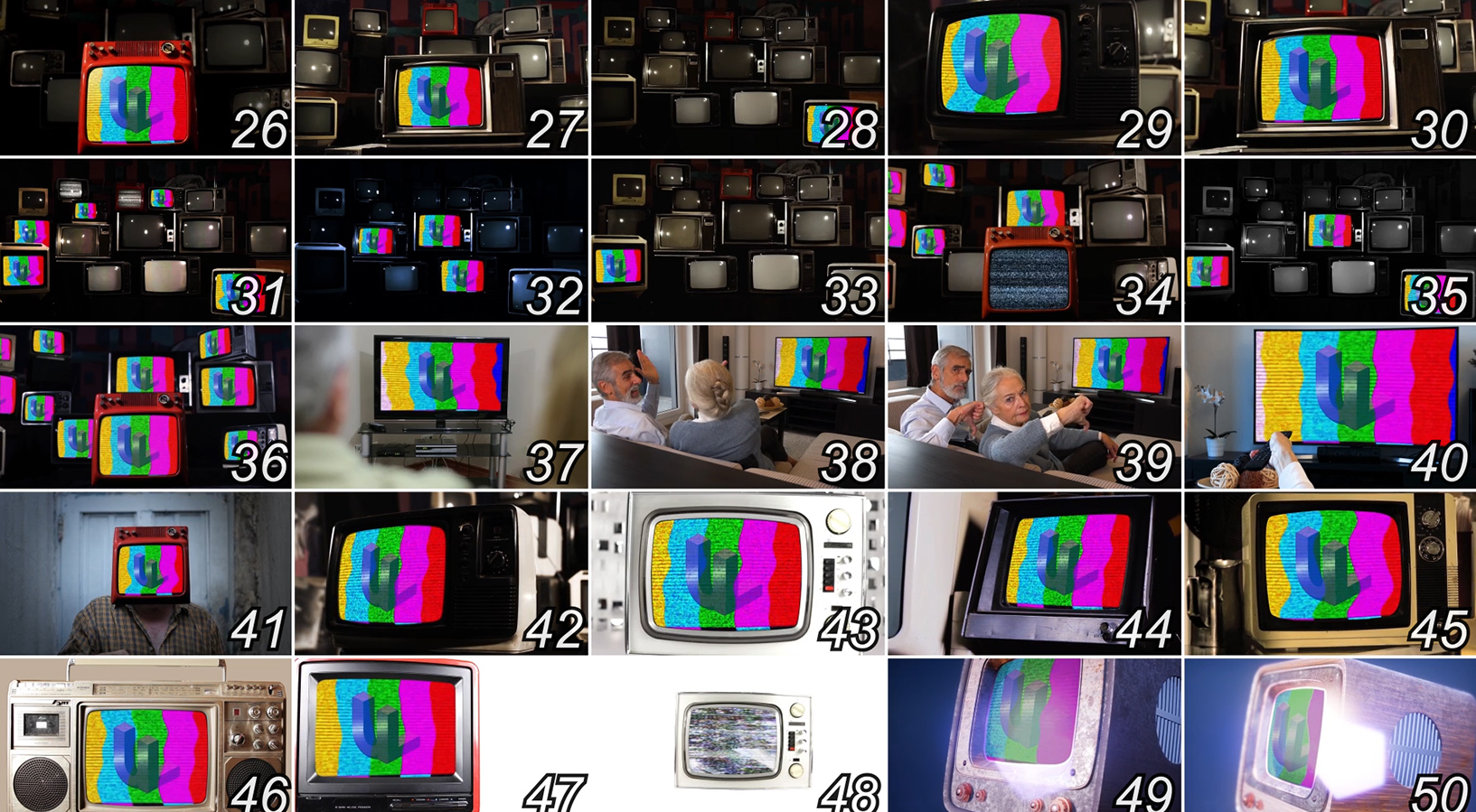 I Will Put Your Video On Crt, Lcd, Led Intro Tv Screen | Legiit