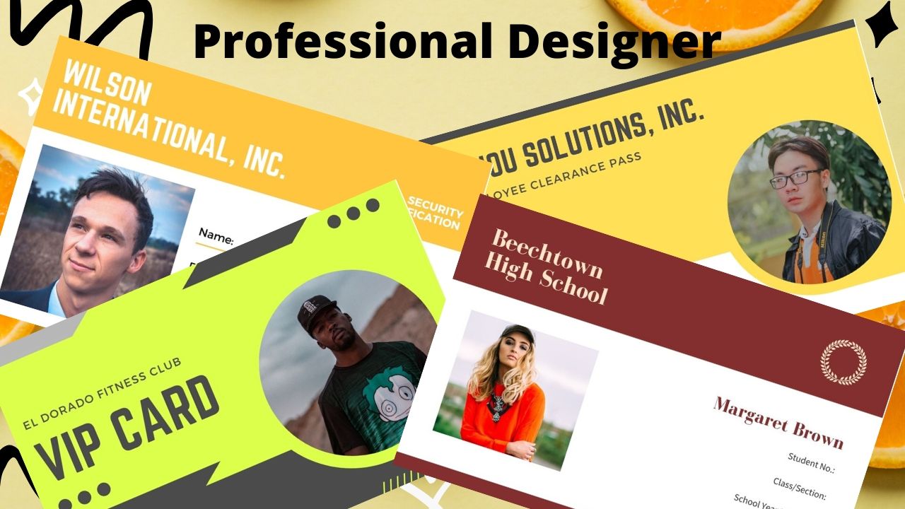 outstanding professional ID card, Name card, Company ID card within 24 ...