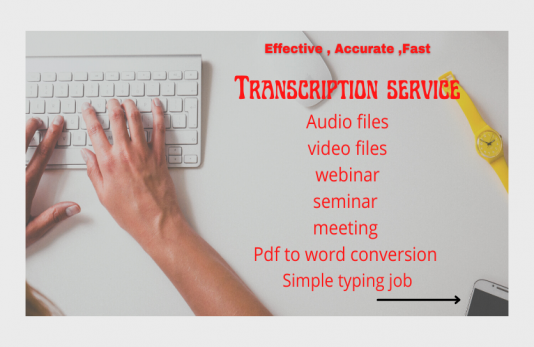 Efficient And Accurate Transcription In Less Time | Legiit