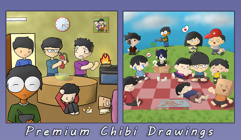 Draw Cute Chibi Characters | Legiit