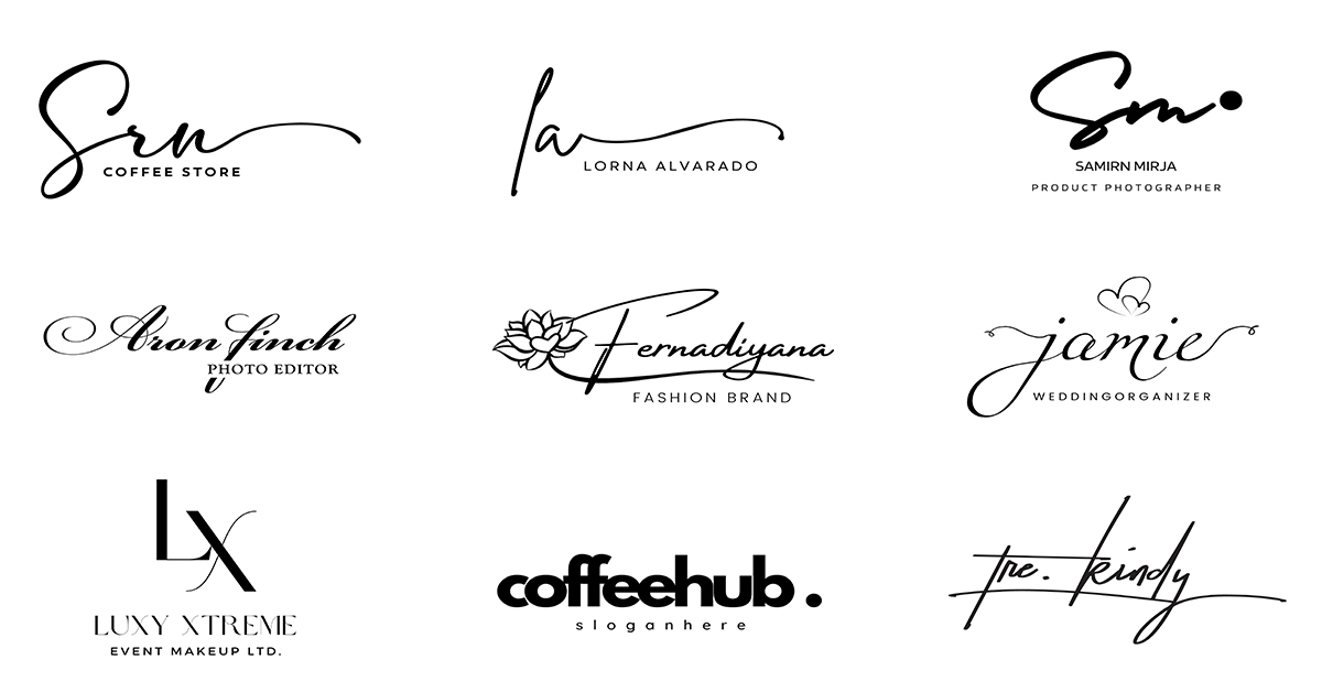 Design Signature Logo Or Handwritten Scripted Logo | Legiit