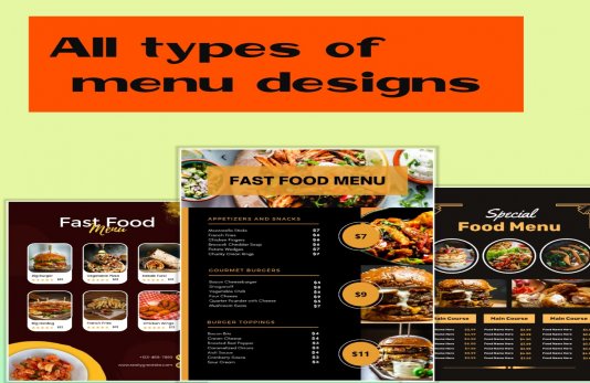 Design Menu Cards, Food Menu, Price List | Legiit
