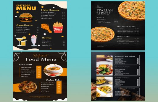 Design Menu Cards, Food Menu, Price List | Legiit