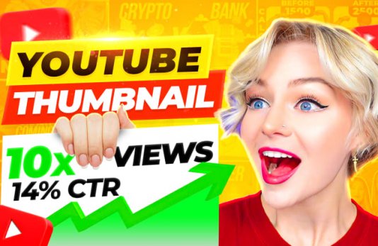 YouTube Thumbnail Design And YouTube Channel Logo | Legiit