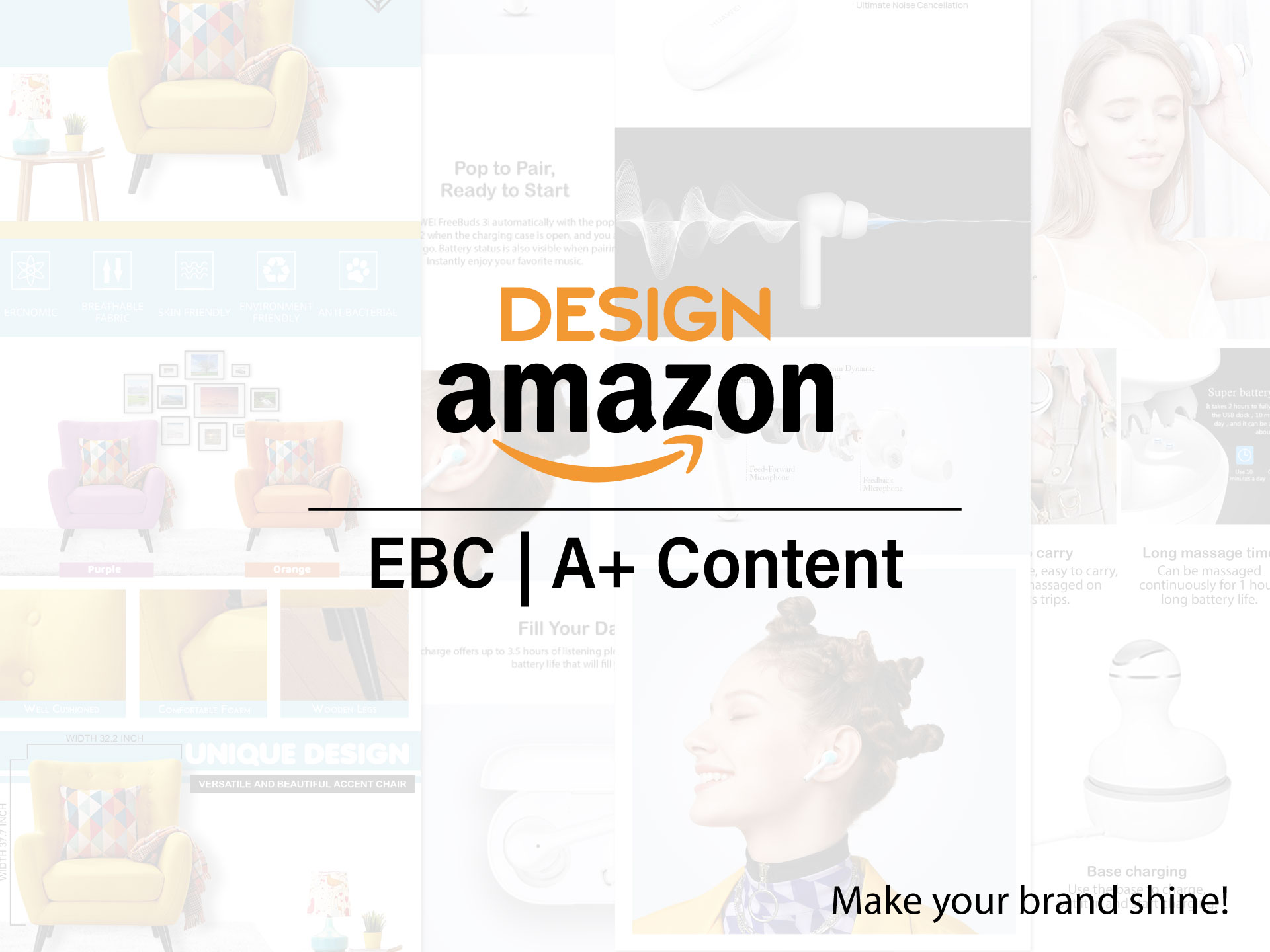 Amazon Enhanced Brand Content | EBC | A+ Content Page Design | Legiit