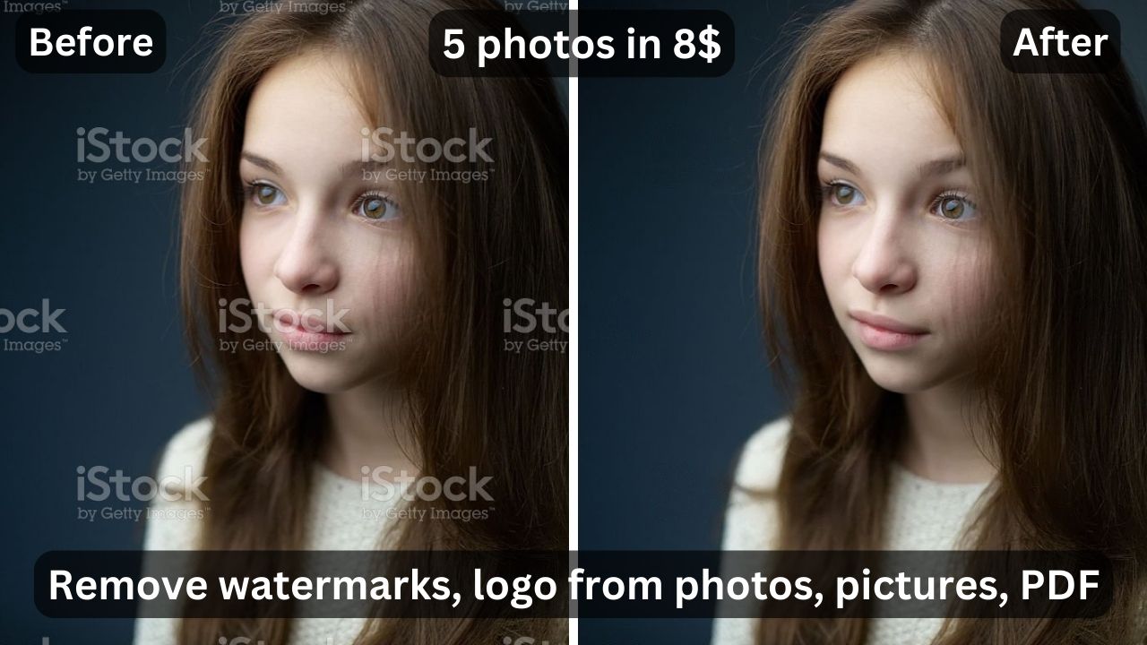 Remove Watermarks, Logo From Photos, Pictures, PDF | Legiit