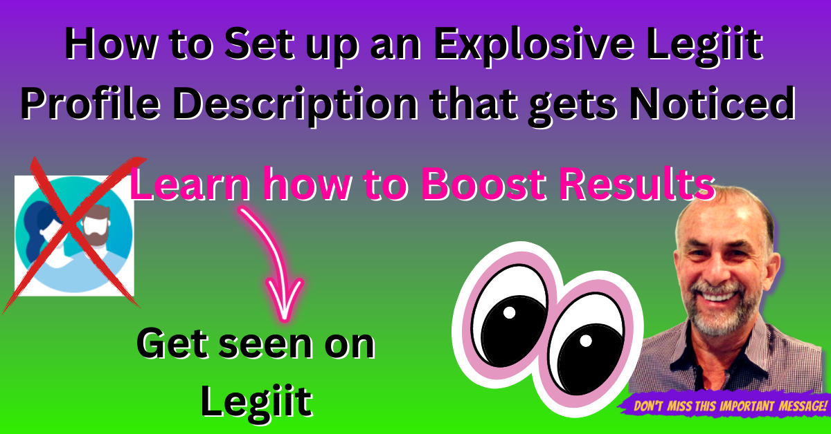 How To Set Up An Explosive Legiit Profile Description That Gets Noticed | Legiit