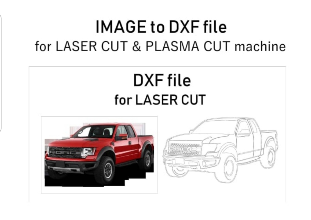 Making Dxf, Svg, Png, Cad File For CNC Router, Laser Cut, Plasma Cut ...