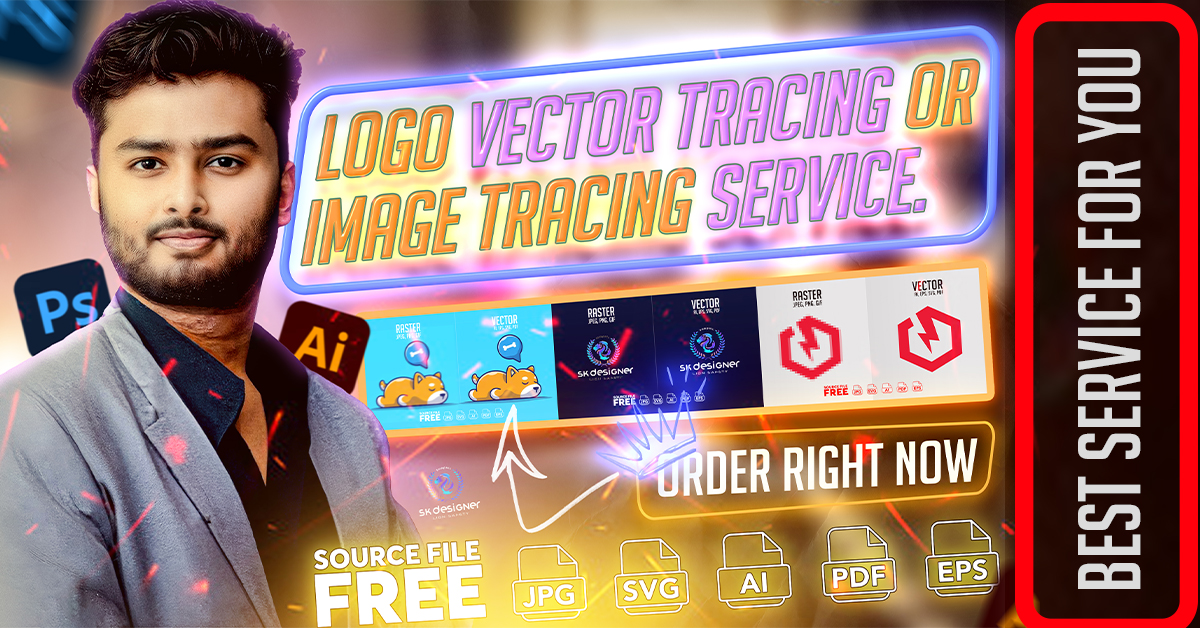 Logo Vector Tracing Or Image Tracing Service | Legiit