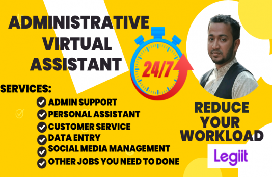 Administrative Virtual Assistant | Legiit