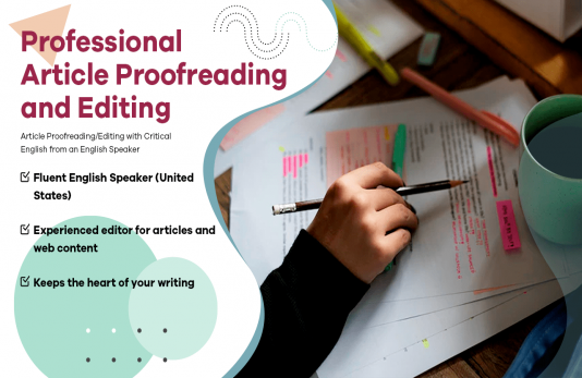 Article Proofreading/Editing With Critical English From An English ...