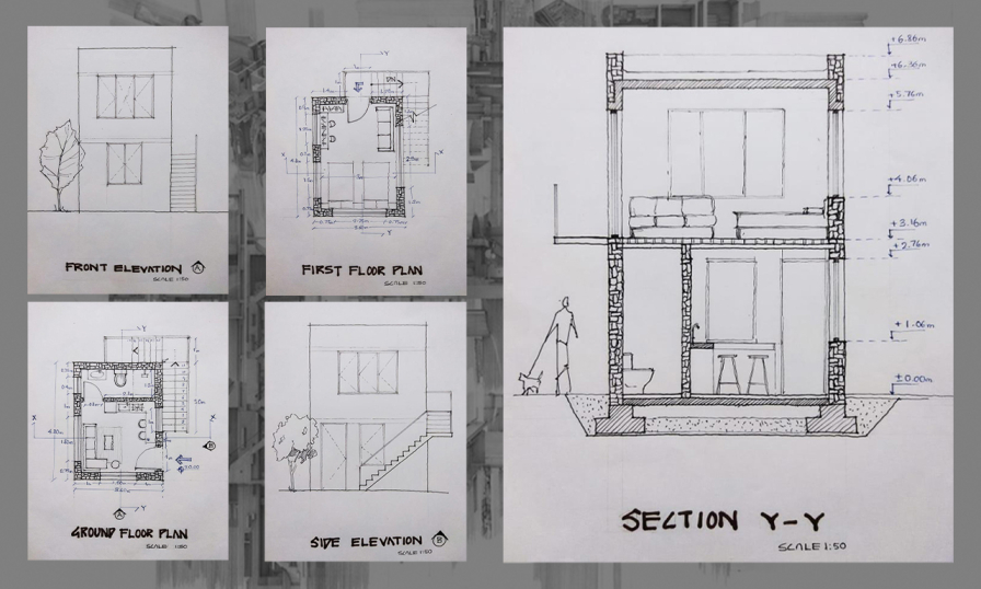 Architectural Sketches Of Interior And Exterior | Legiit