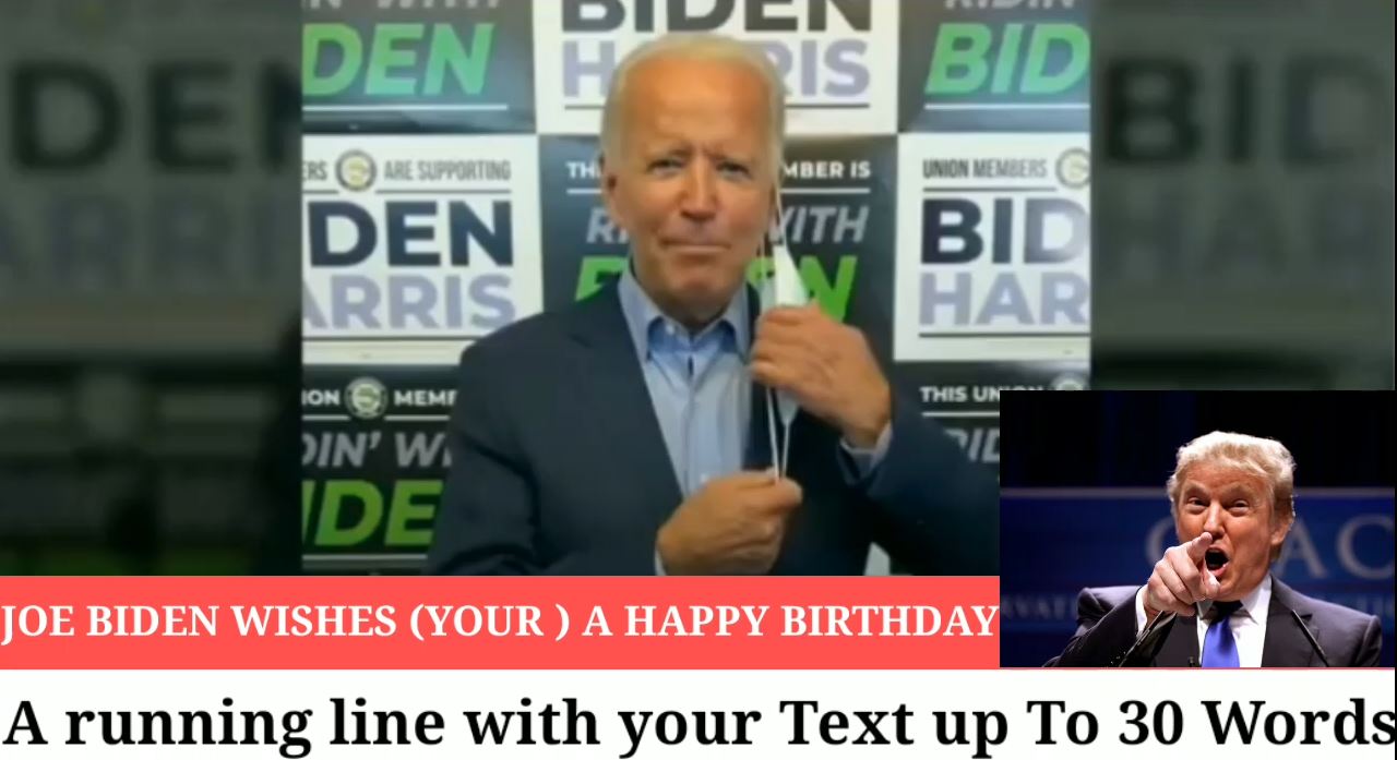 Greeting News Video Where President Joe Biden Wishes A Happy Birthday ...